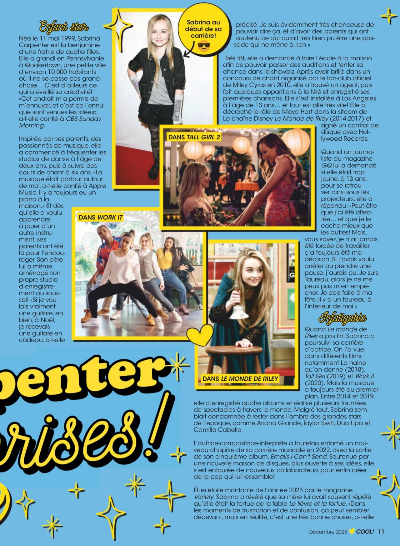 Sabrina Carpenter: Superstardom Knits a Festive Tale! – FFGALS
